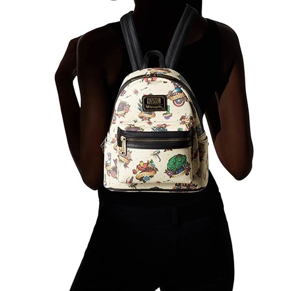 Loungefly | Bags | Loungefly Marvel Tatto Mini Backpack | Poshmark